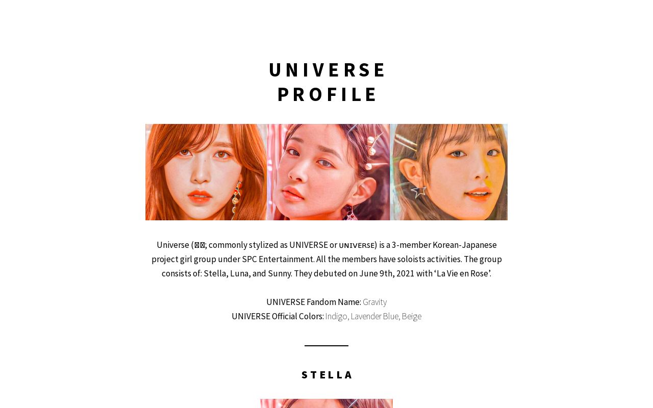 Universe Profile